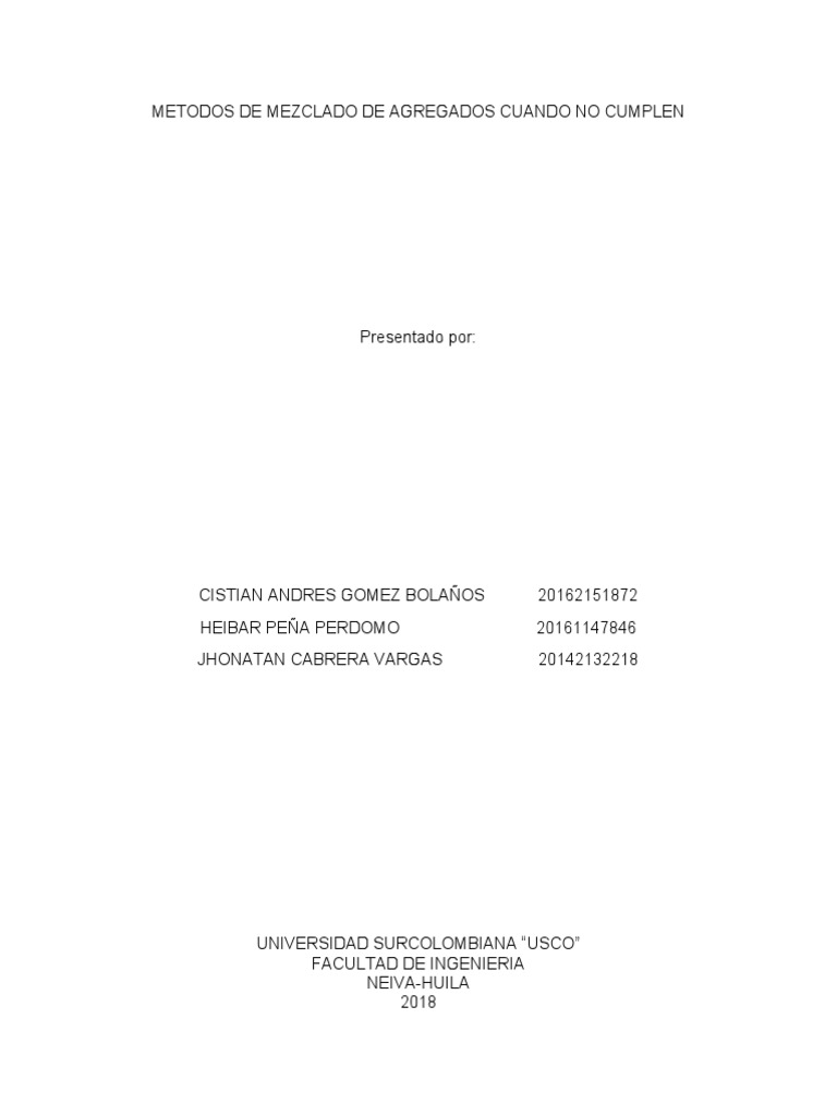 Metodo de La Road Note Laboratory AGREGADOS QUE NO CUMPLEN | PDF