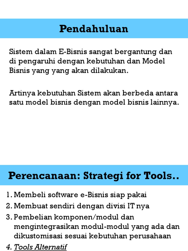 Pertemuan 9 Dan 10 - Merancang Sistem E-Bisnis | PDF