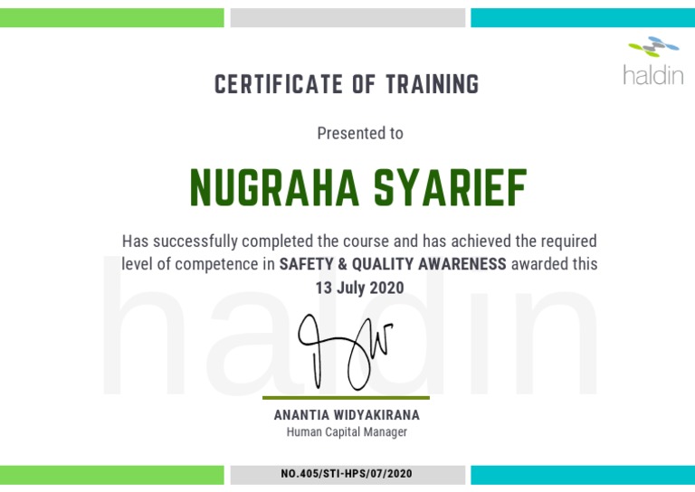 Safety & Quality Awareness - 405 | PDF