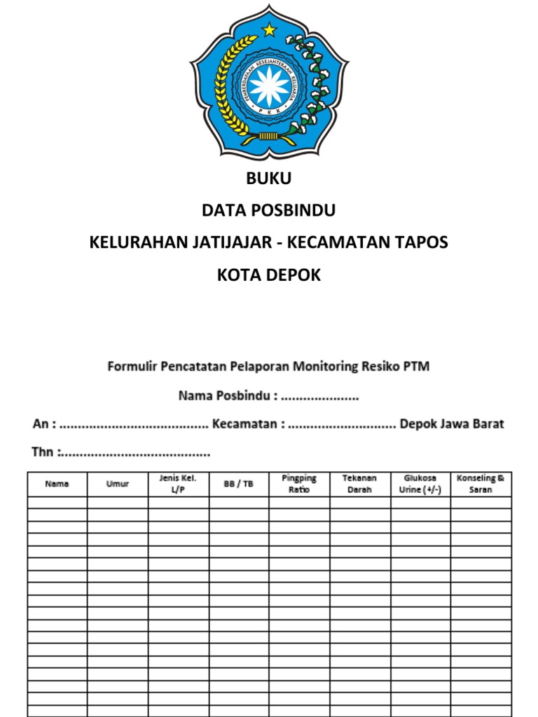 Buku Data Posbindu | PDF