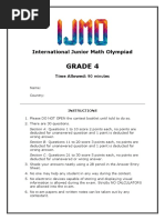 Sasmo Grade 5 | PDF | Elementary Mathematics | Arithmetic