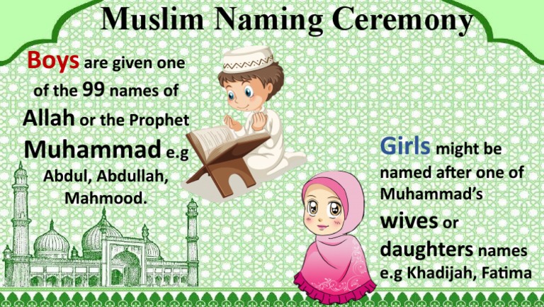 Muslim Naming Ceremony | PDF
