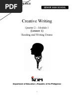 Creative Writing: Module 8: Exploring Various Staging Modalities in ...