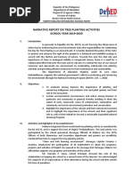 Accomplishment Report in Tree Planting | PDF