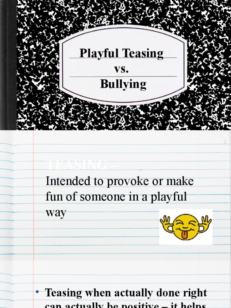 Teasing vs. Bullying: Key Differences | PDF | Bullying | Interpersonal ...