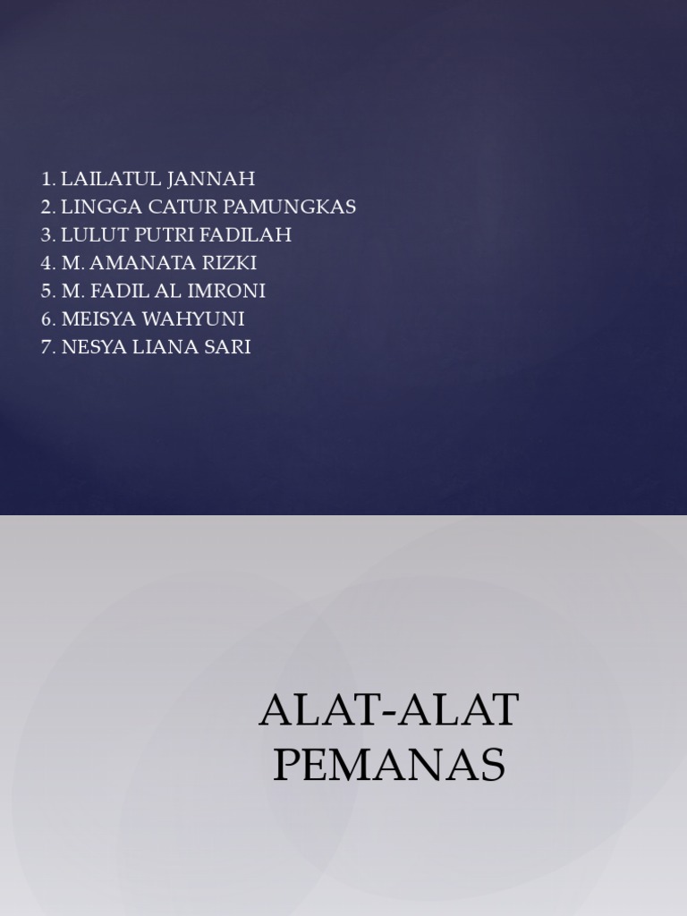 Alat Pemanas Laboratorium dan Fungsinya | PDF | Sains & Matematika ...