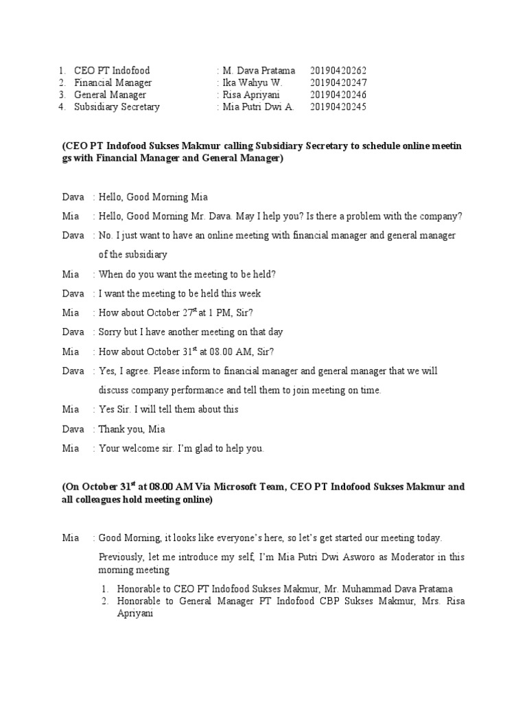 Dialog Bahasa Inggris | PDF | Economies | Business