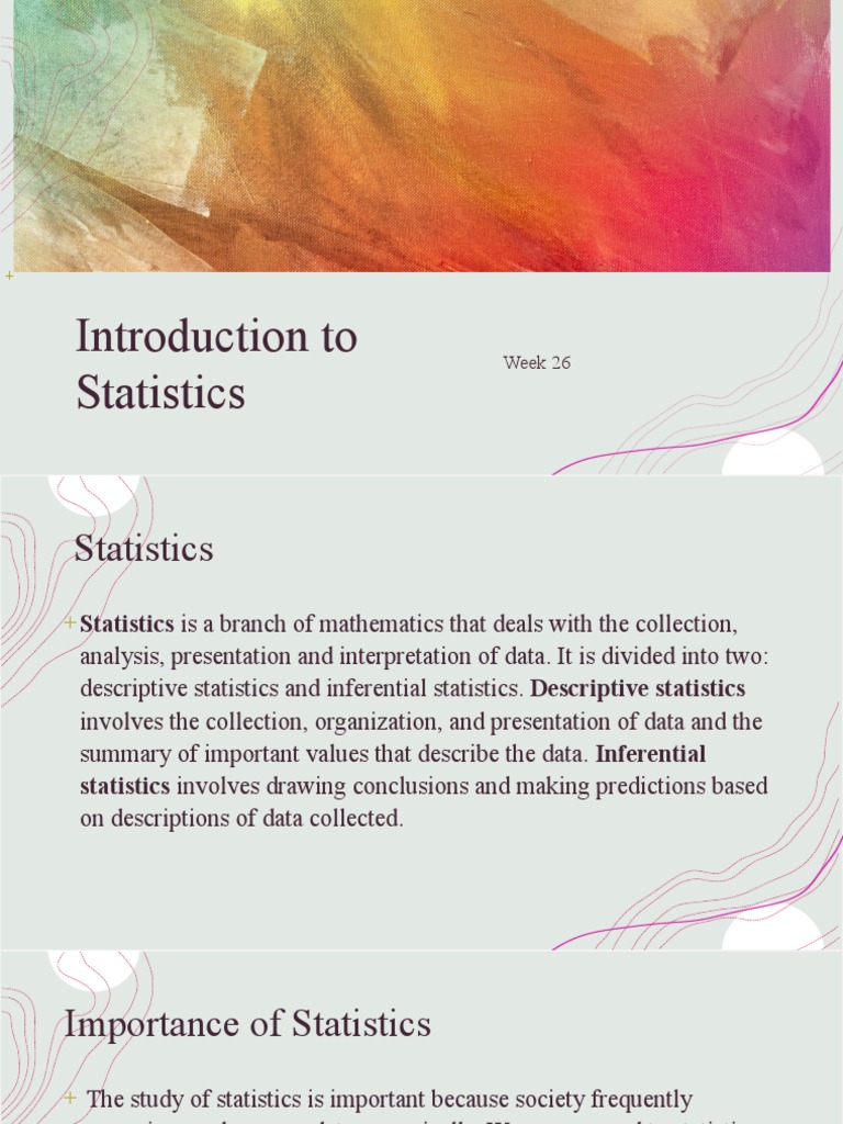 Intro to Statistics: Key Concepts | PDF | Sampling (Statistics) | Level ...
