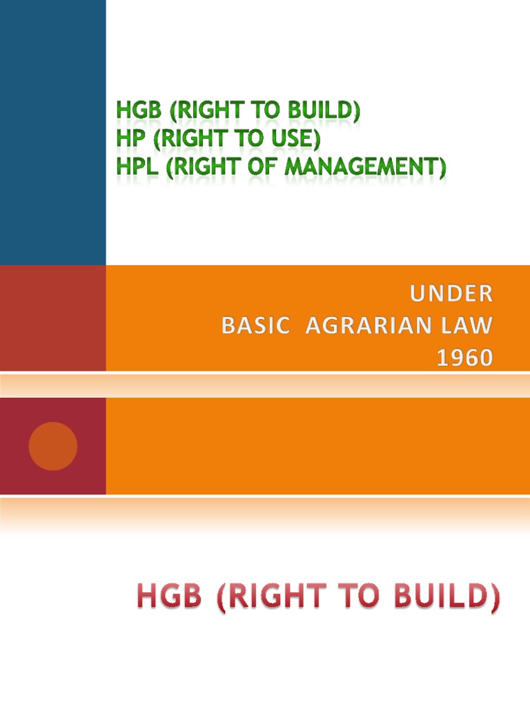HGB HP HPL (Eng) | PDF | Ownership | Property