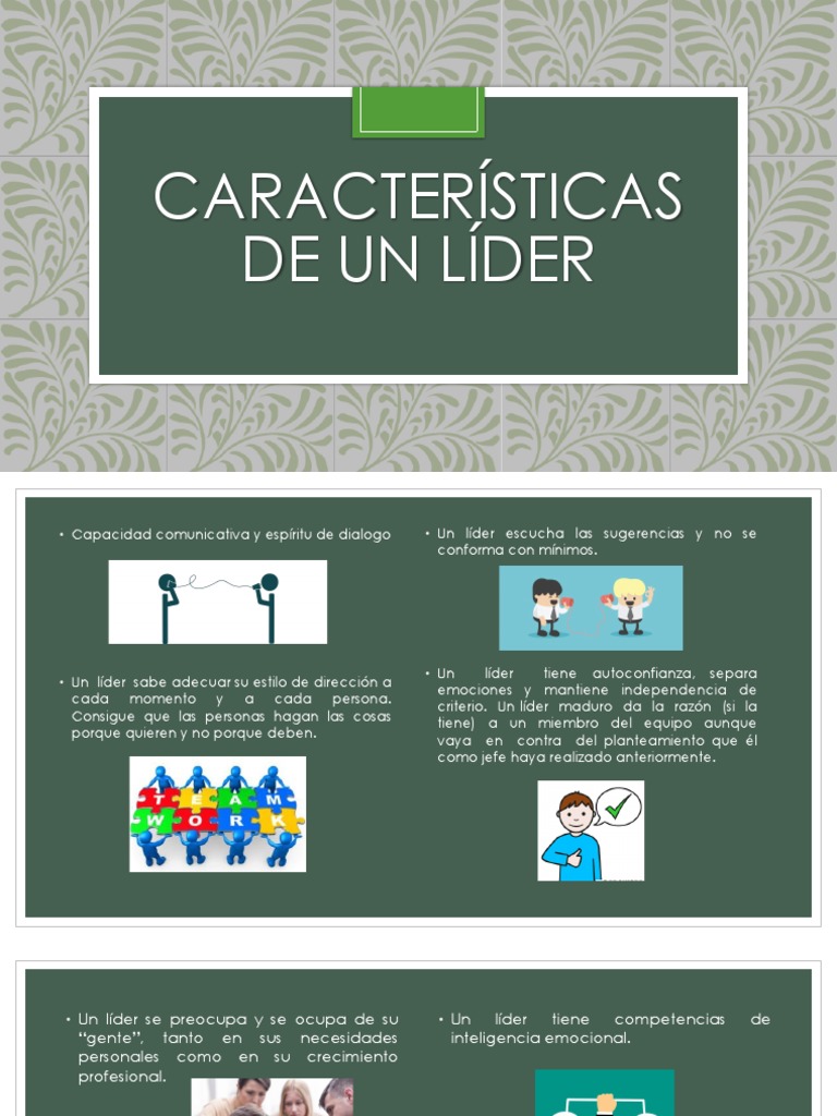 Características de Un Líder | PDF