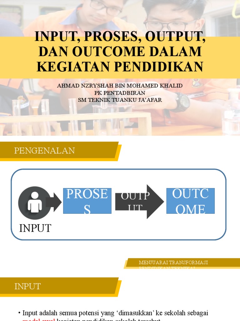 Input, Proses, Output, Dan Outcome | PDF | Bisnis