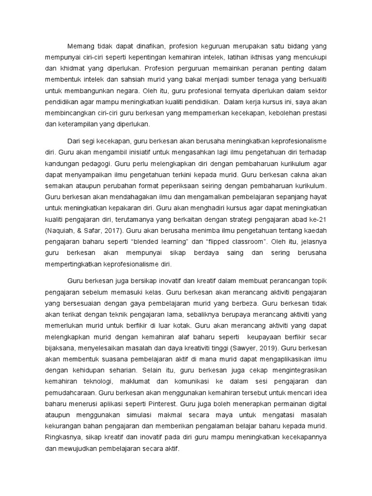 Ciri Guru Berkesan | PDF