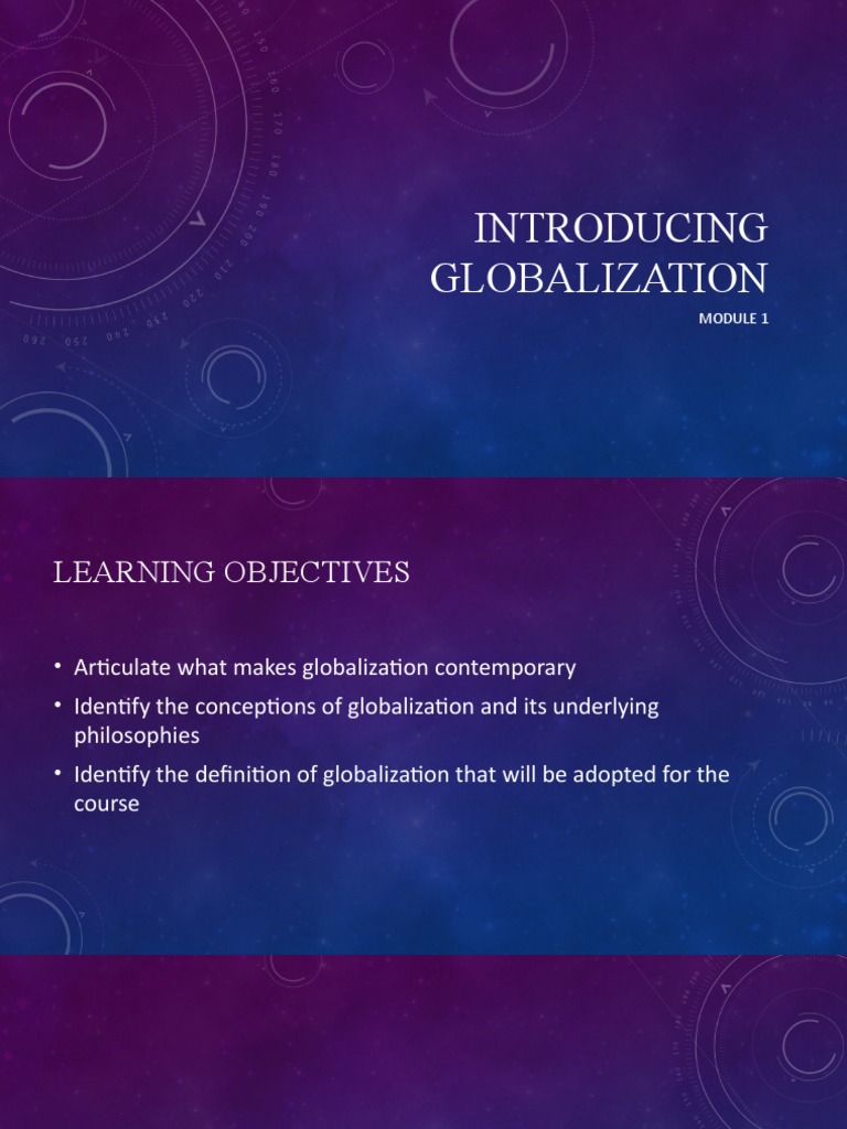 wk11 Lecture 1.1 - Introducing Globalization | Download Free PDF ...