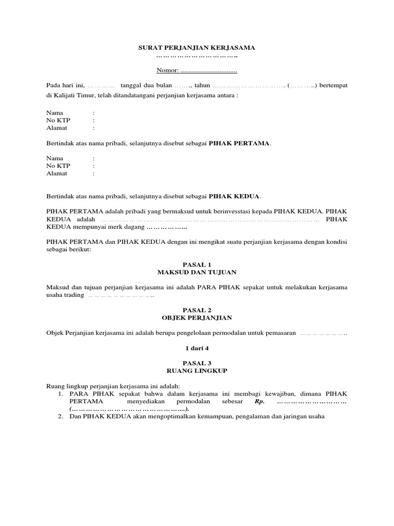 Mou Bumdes Sample | PDF