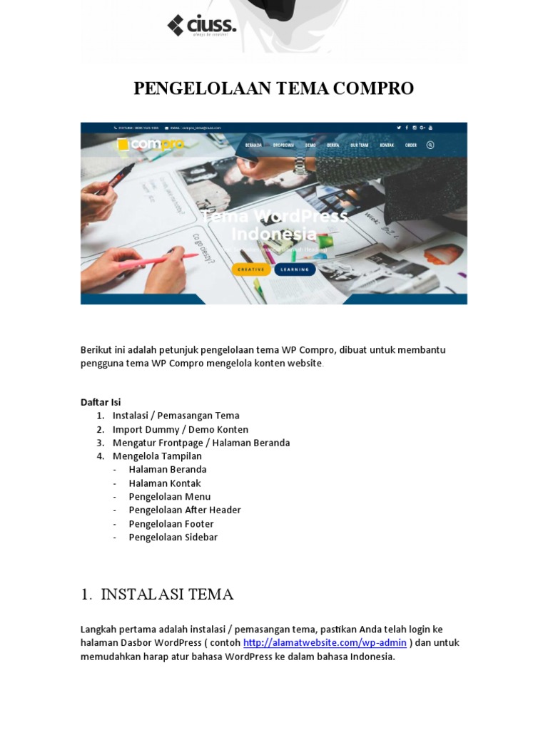 Tutorial Compro | PDF