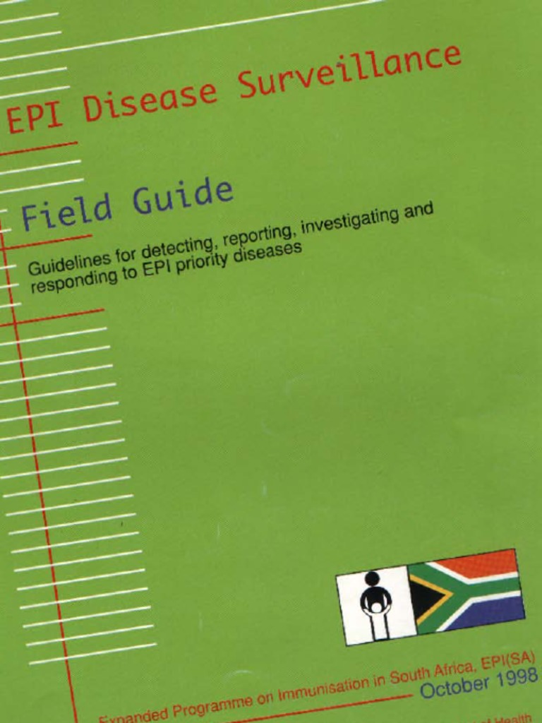 h.3 Epi Disease Surveillance Field Guide | PDF