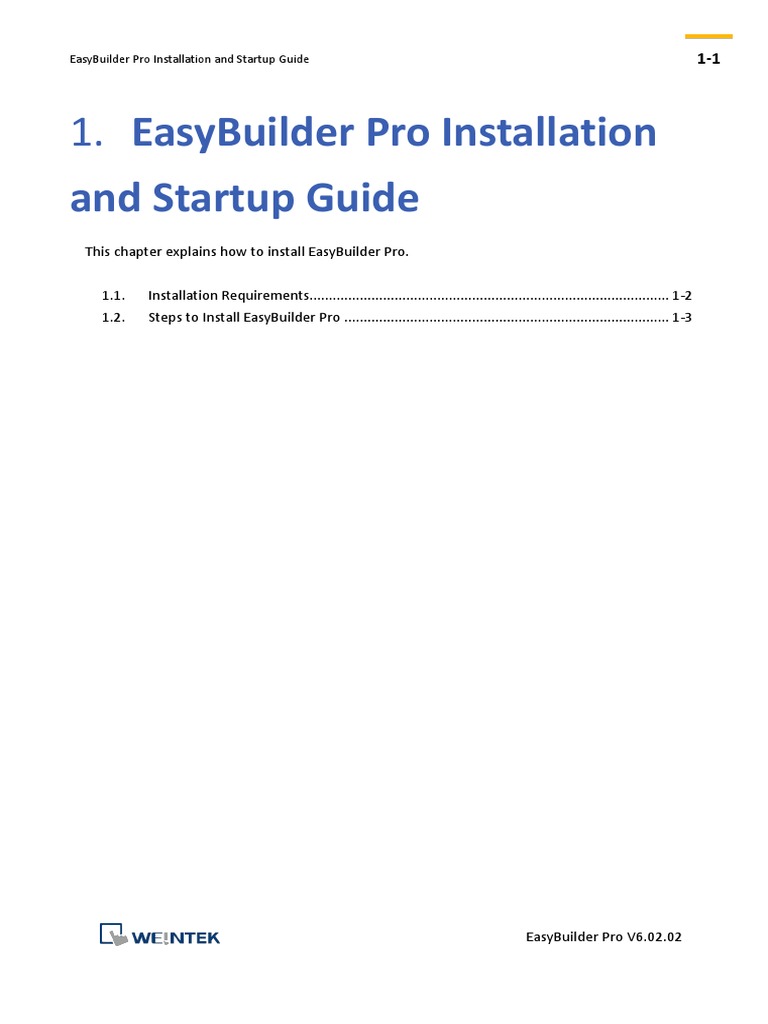 Easybuilder Pro Installation And Startup Guide Pdf Booting