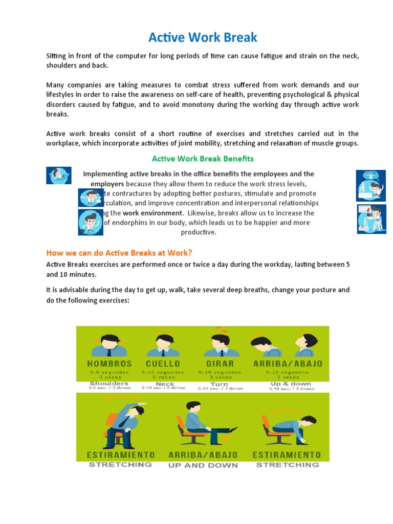 Special Topic Active Work Break - Toolbox | PDF