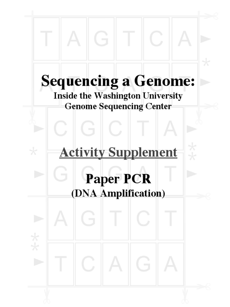Paper PCR | PDF | Polymerase Chain Reaction | Taq Polymerase