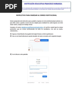 Guía para crear correo MSEV | PDF