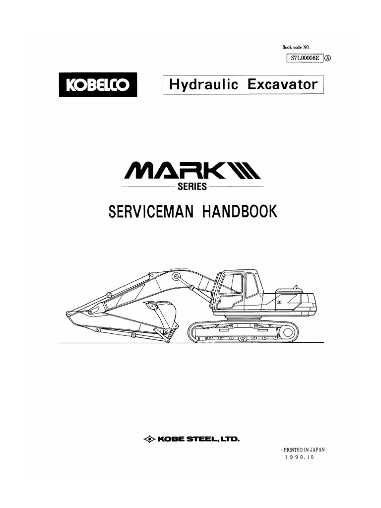 Sk60-220 Mark III Serviceman Hand Book-Kobelco-S7l00008e-1 | PDF
