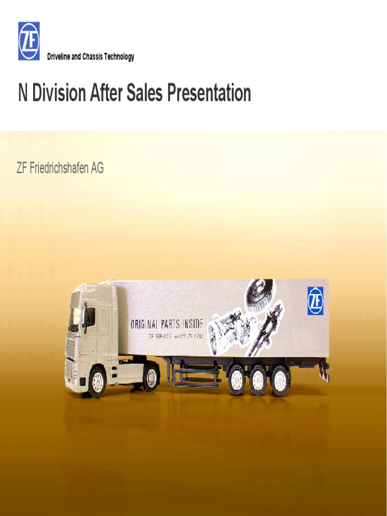 N Division After Sales Presentation: ZF Friedrichshafen AG | PDF ...