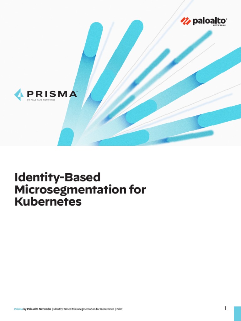 Identity Based Microsegmentation For Kubernetes | PDF | Cloud Computing ...