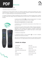 Codigos para Control Directv | PDF