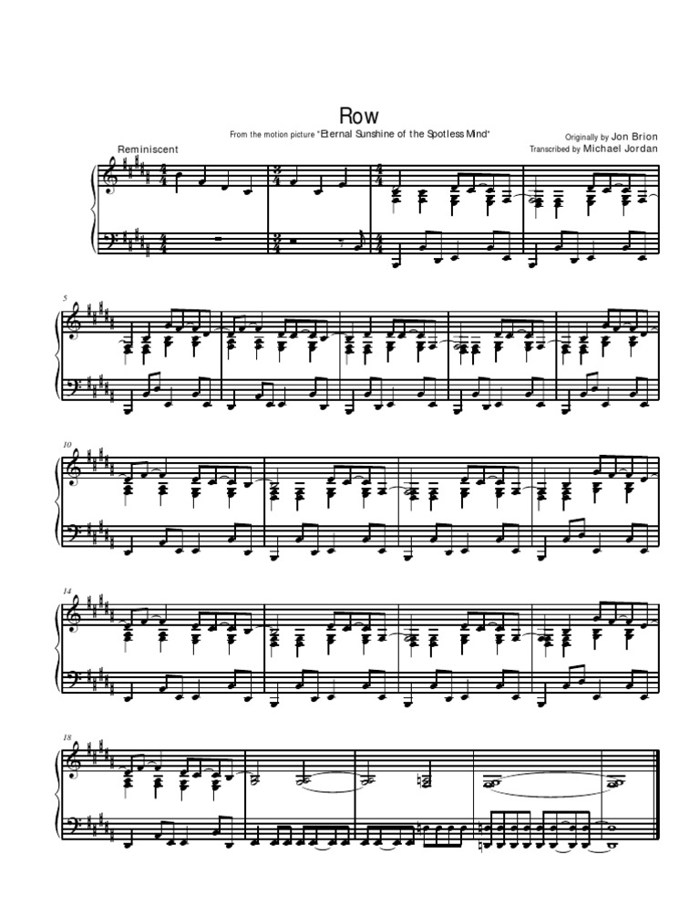 Jon Brion - Row | PDF | Divertissement (Général)