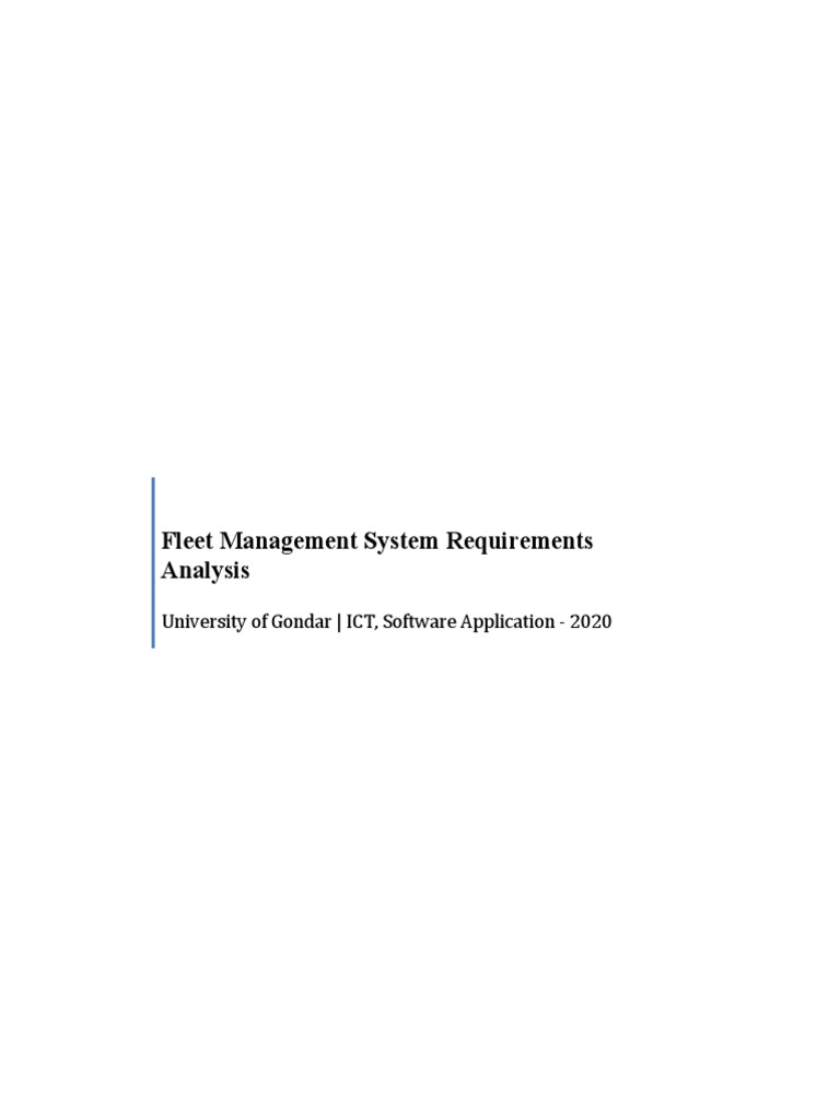 Fleet Management System | PDF | Global Positioning System | System