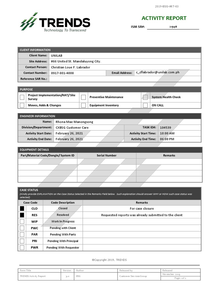 SR - Case#21348 Unilab | PDF | Internet | Cyberspace