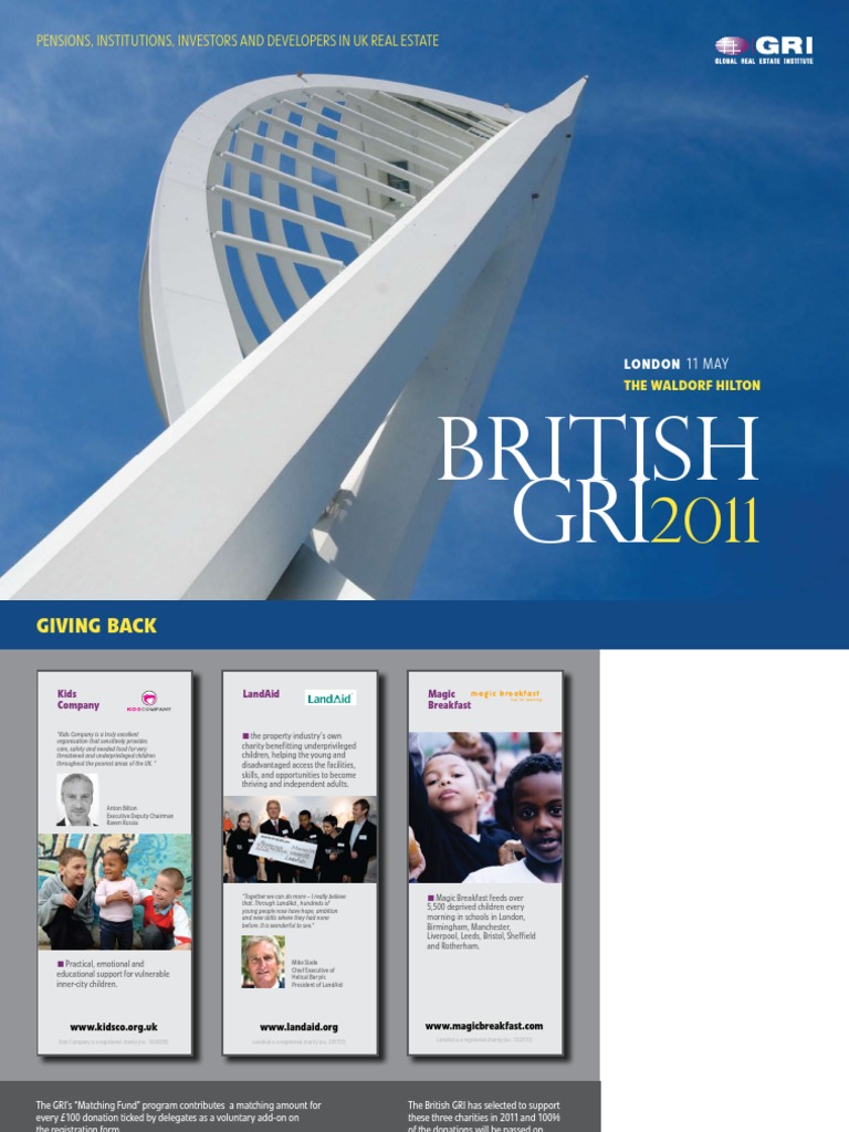 British GRI 2011 Brochure | PDF | United Kingdom | Institutional Investors
