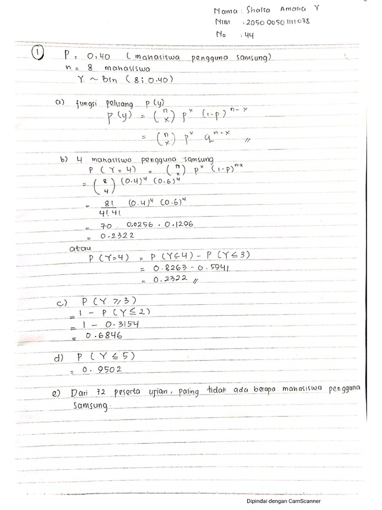 Metode Statistika 1 Contoh Soal | PDF