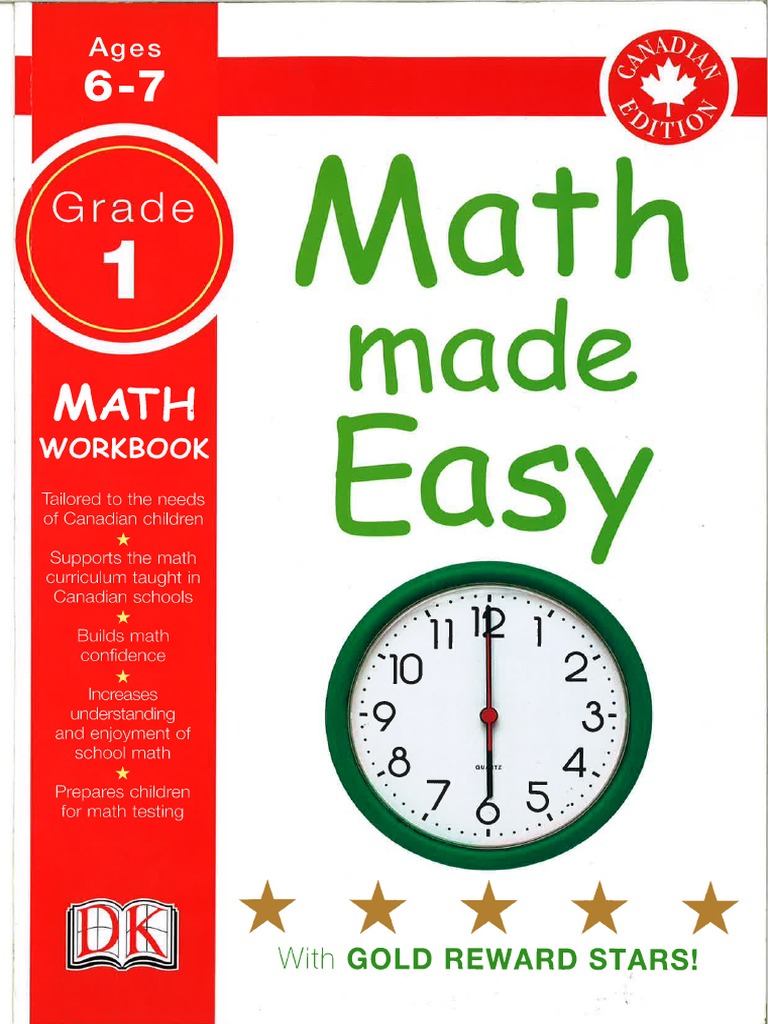 Math Made Easy Grade 1 - Math Workbook (Canadian Edition) | PDF