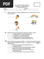 Esp Activity Sheet Grade 2 | PDF
