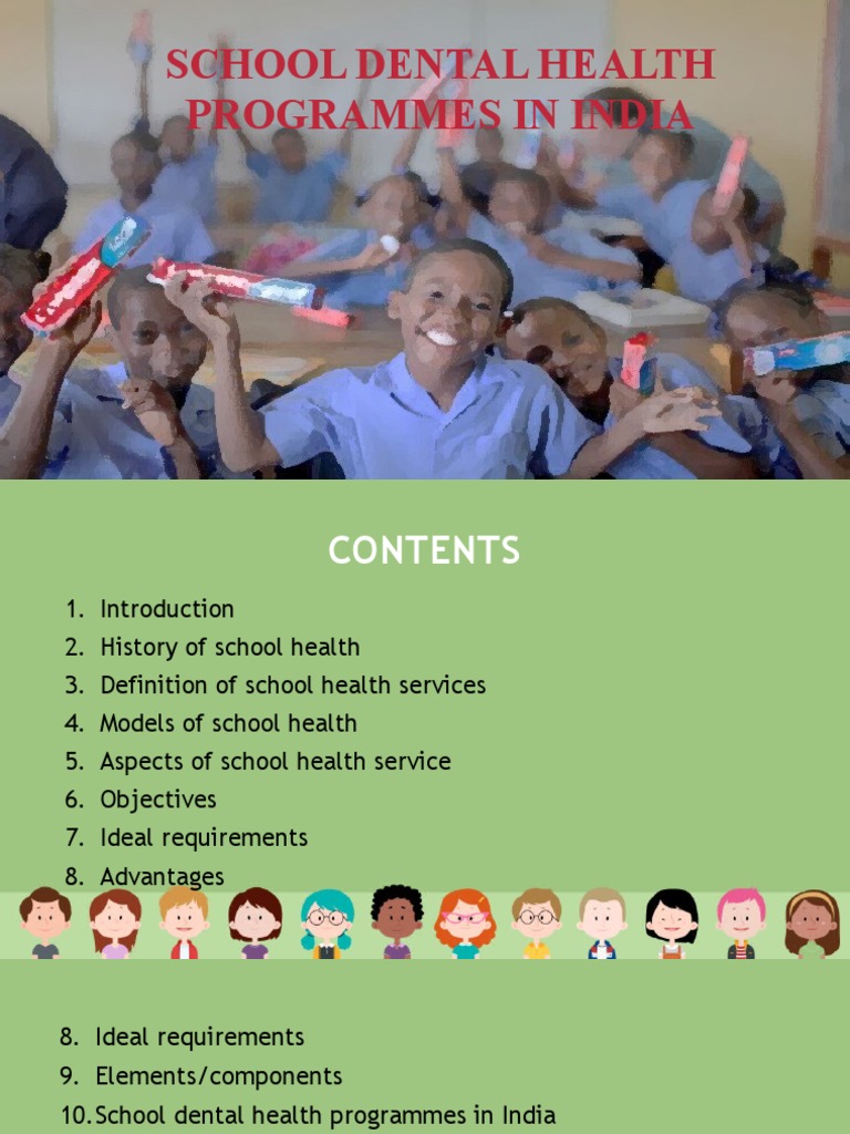 School Dental Health Programmes | PDF | Oral Hygiene | Dentistry
