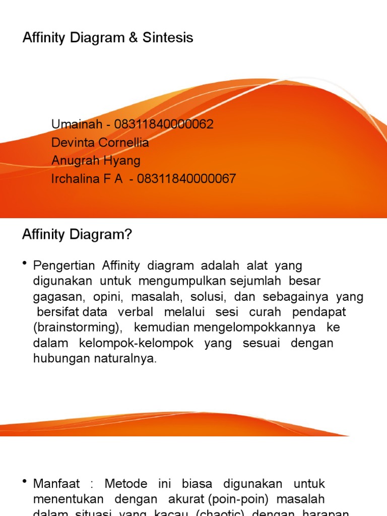 Affinity Diagram | PDF