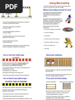 Barricade Procedure Checklist Inspection Free Template | PDF | Crane ...