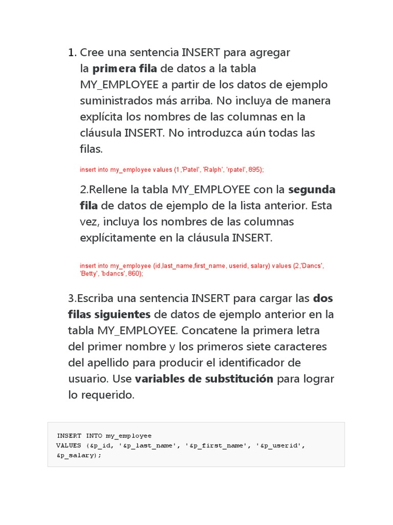 Ejercicio BDD 4 | PDF | Bases de datos | Gestión de datos