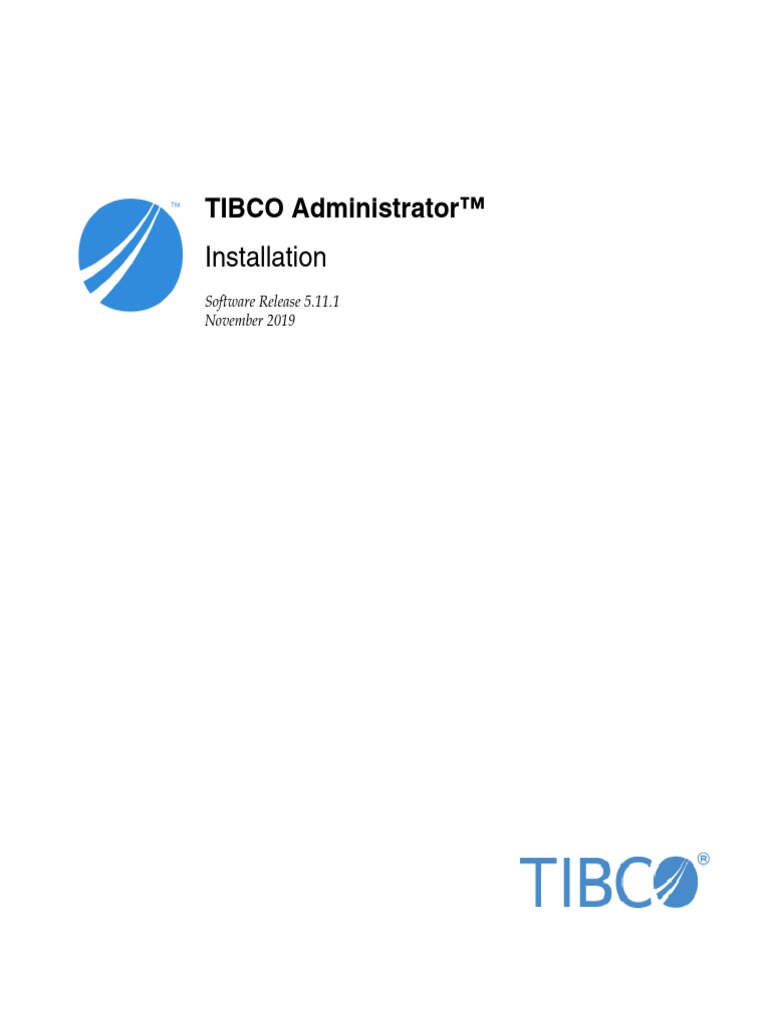 TIBCO Administrator™: Installation | PDF | Command Line Interface ...