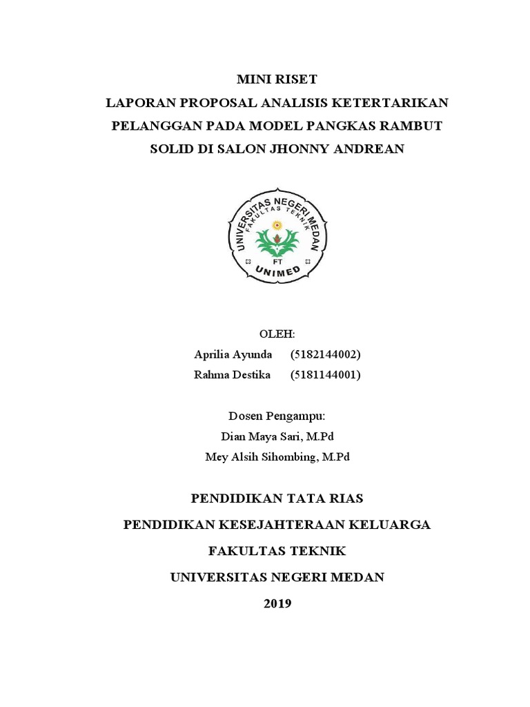 Contoh MINI RISET | PDF