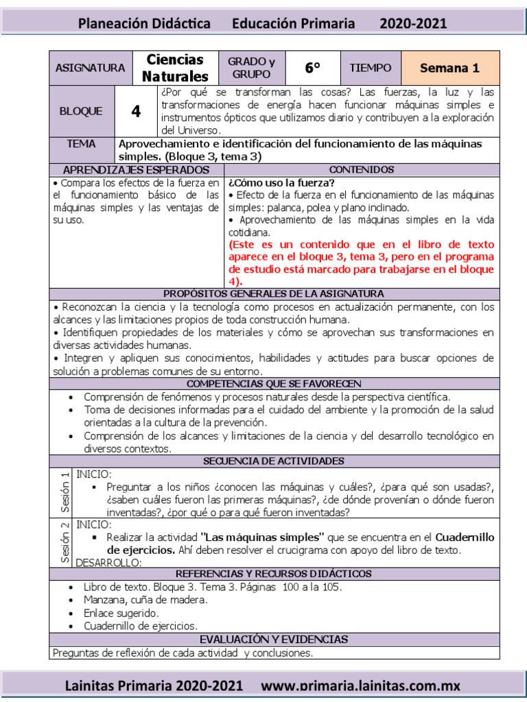 Marzo - 6to Grado Ciencias Naturales (2020-2021) | PDF | Óptica ...