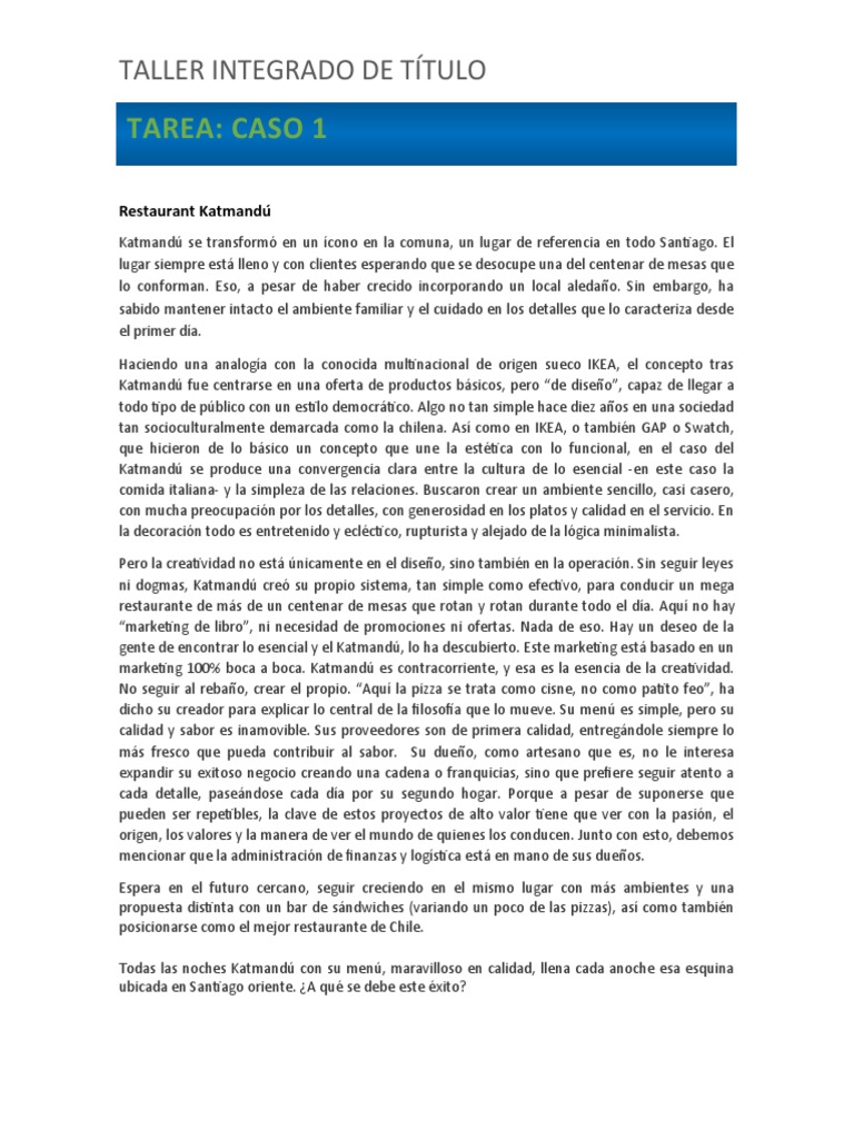 Caso Semana 2 - Material Complementario | PDF | Empresas | Marketing