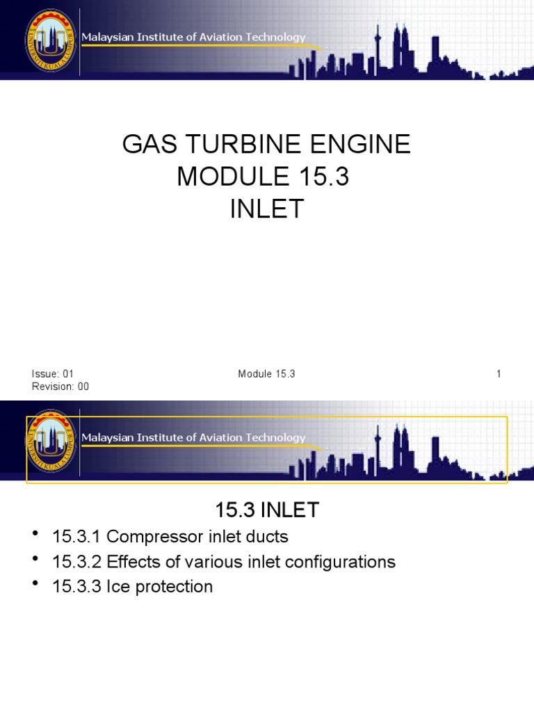 Dcam PT 66 Training Module 15.3 Inlet PDF | PDF | Supersonic Speed ...
