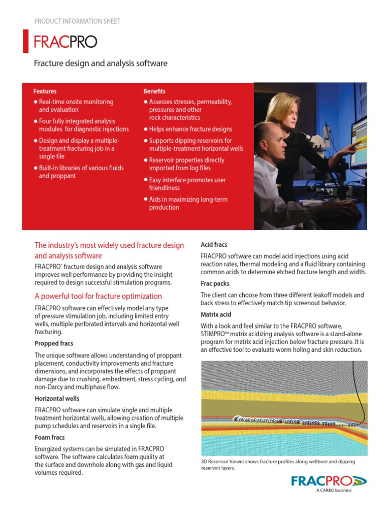 Frac Pro | PDF | Hydraulic Fracturing | Simulation