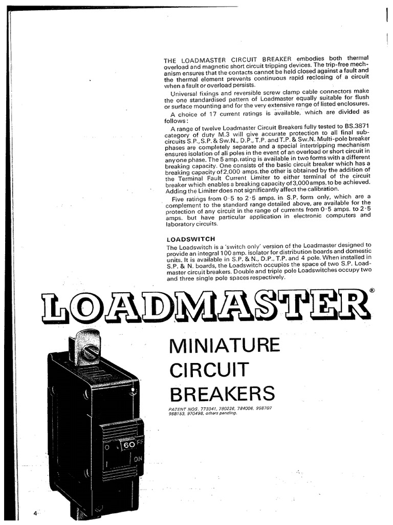 Loadmaster Datasheet | PDF