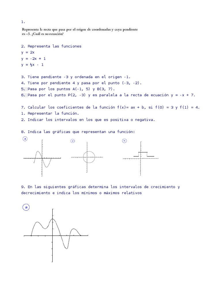 Examen Funcions | PDF