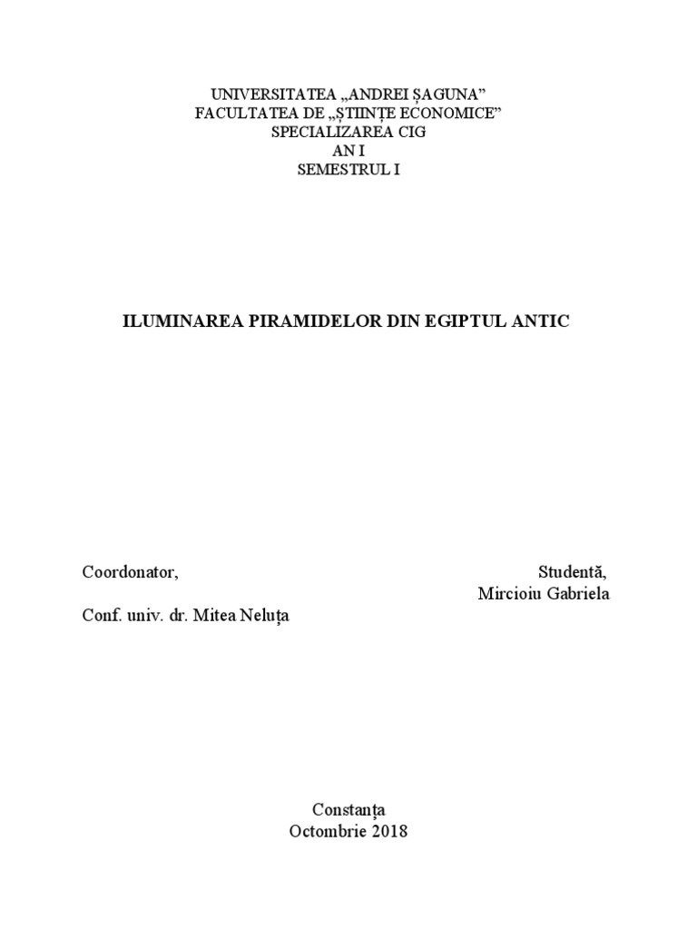 Iluminarea Piramidelor În Egiptul Antic | PDF