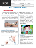 TripTico MÉTODO CIENTÍFICO | PDF | Método científico | Hipótesis