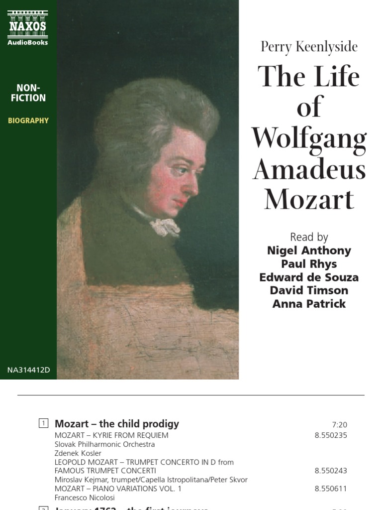 The Life of Mozart | PDF | Wolfgang Amadeus Mozart | Concerto